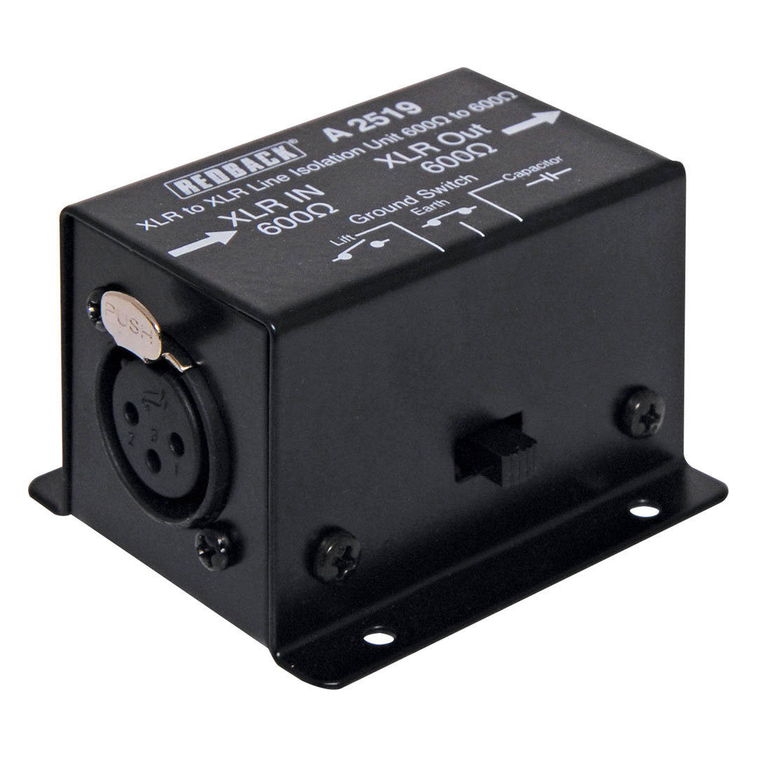 A-A2519 Line Isolation Transformer 600Ω; to 600Ω; XLR – Soundcraft