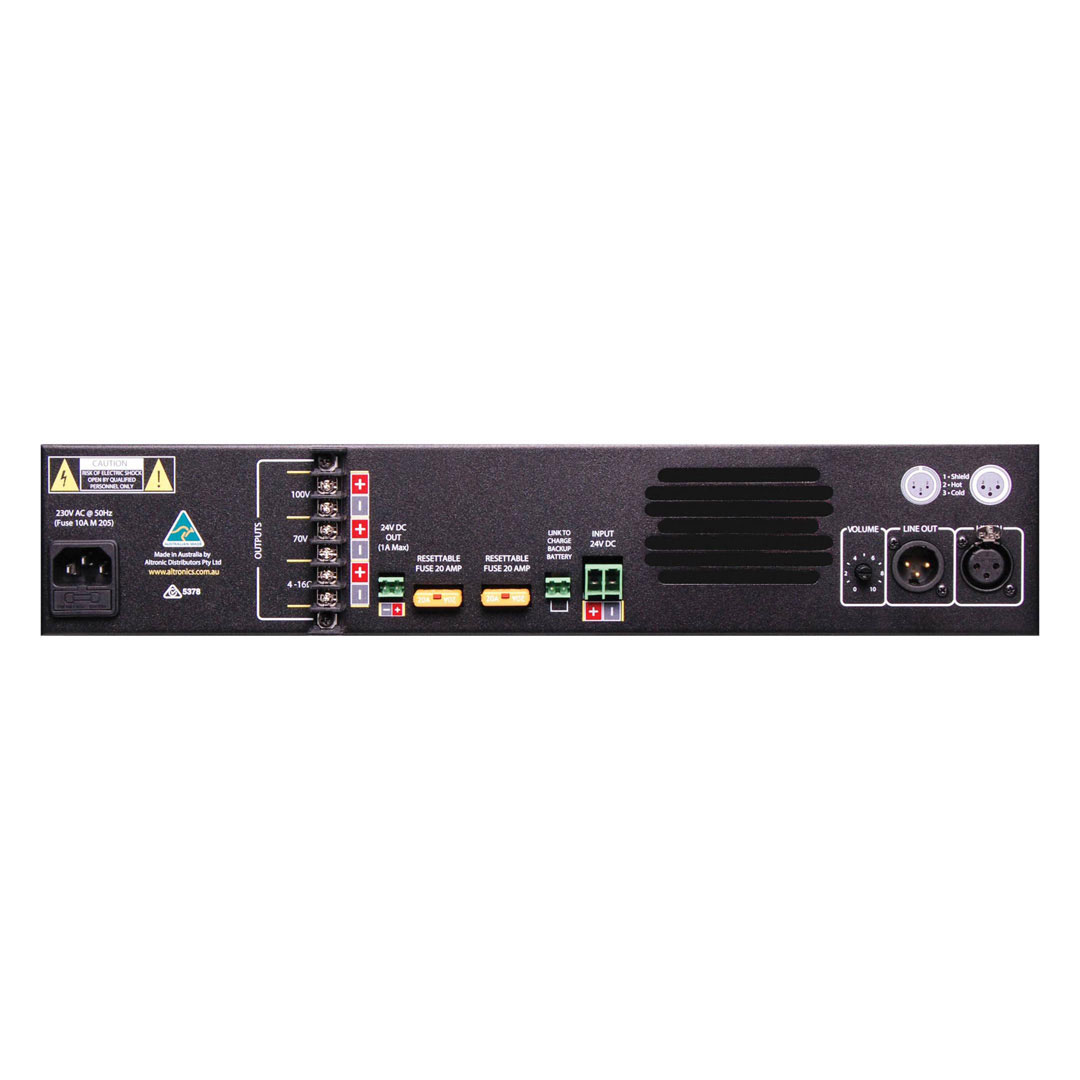 A-A4390A – Redback 500W Power Amplifier – Soundcraft